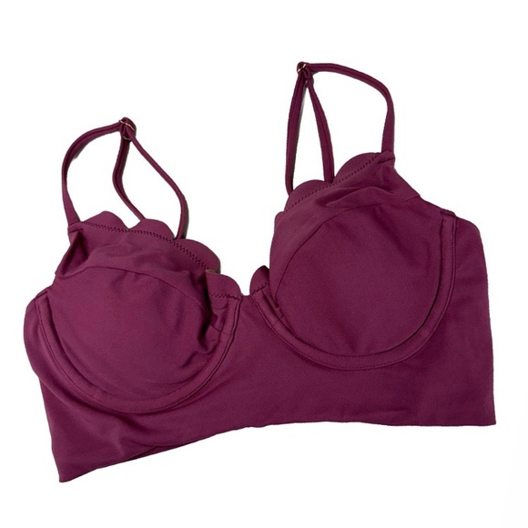 Vanilla/Beach | Swim | Euc Vanillabeach Womens Scalloped Underwire ...